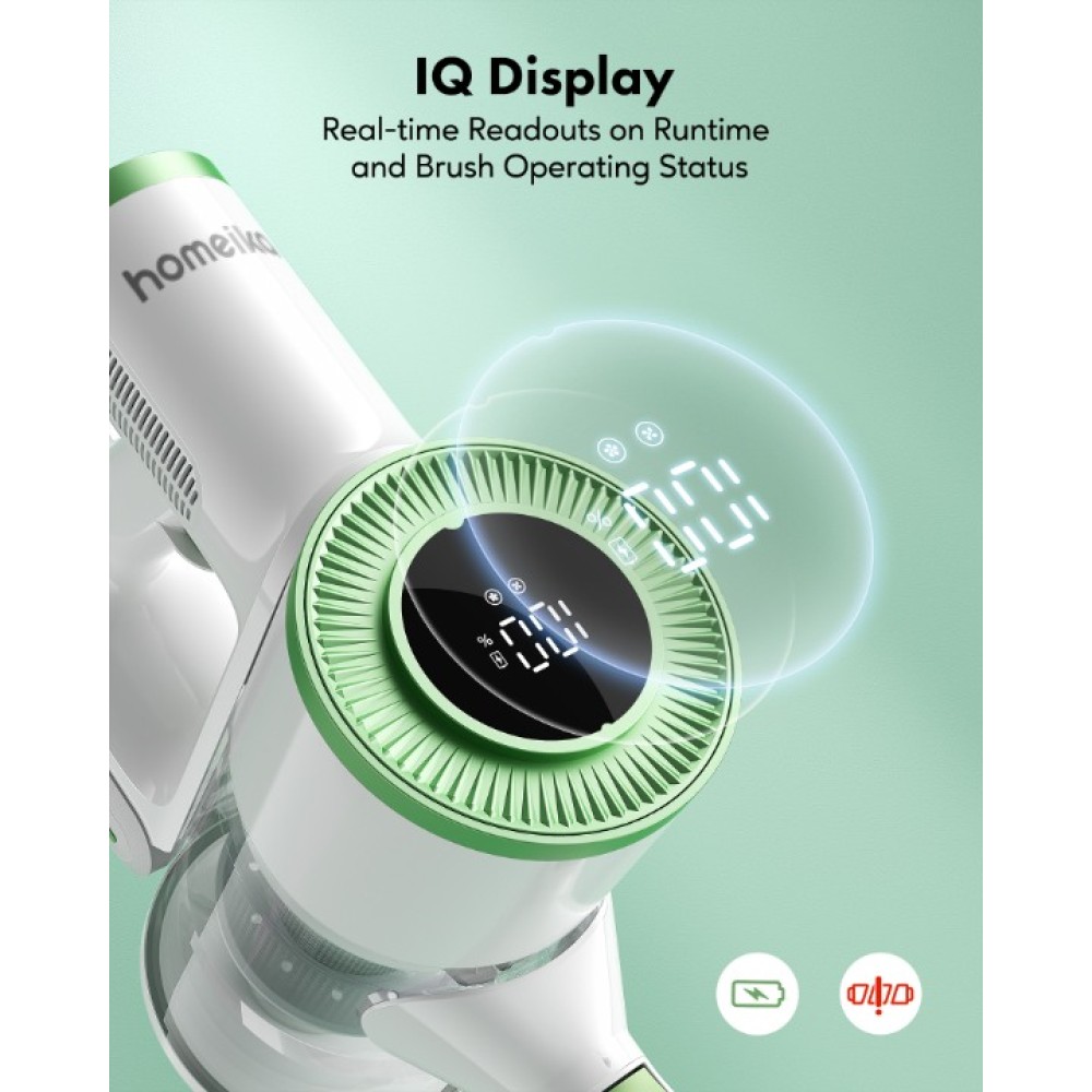 Homeika Stick Vacuum Cleaner Cordless, 200W Powerful Suction 8 in 1 ...